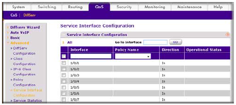 How do I configure voice VLAN and prioritize voice traffic using the web interface on my managed ...